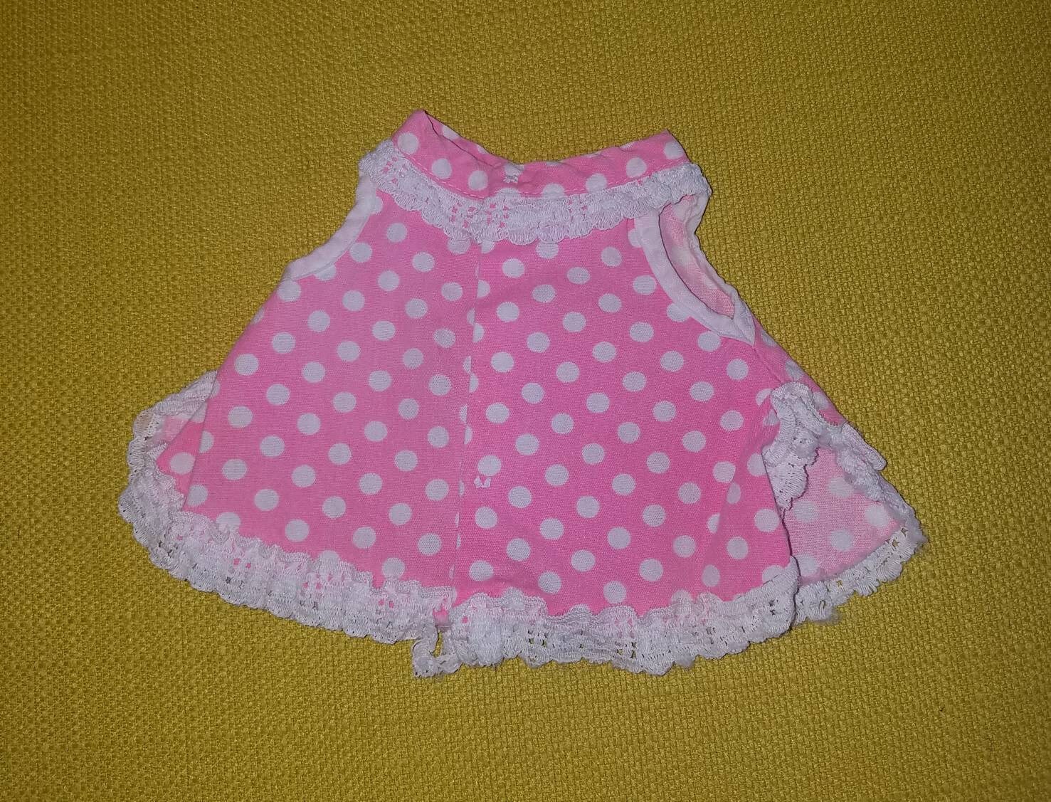 HTF Vintage 1967 Ideal Baby Lucy Lu Doll Original Pink W Dots Flocked ...