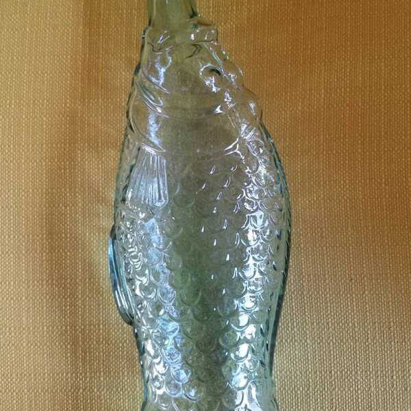 Glass Fish Bottle - Etsy