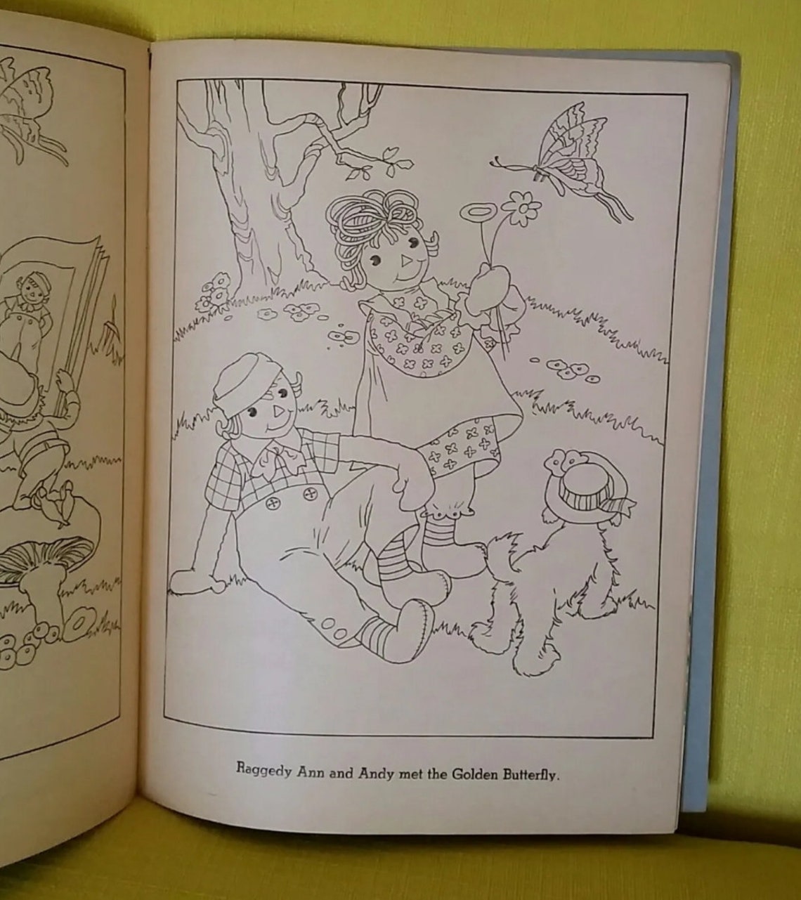 WOW HTF 1944 Raggedy Ann Andy & Marcella LARGE Paper Dolls Coloring ...