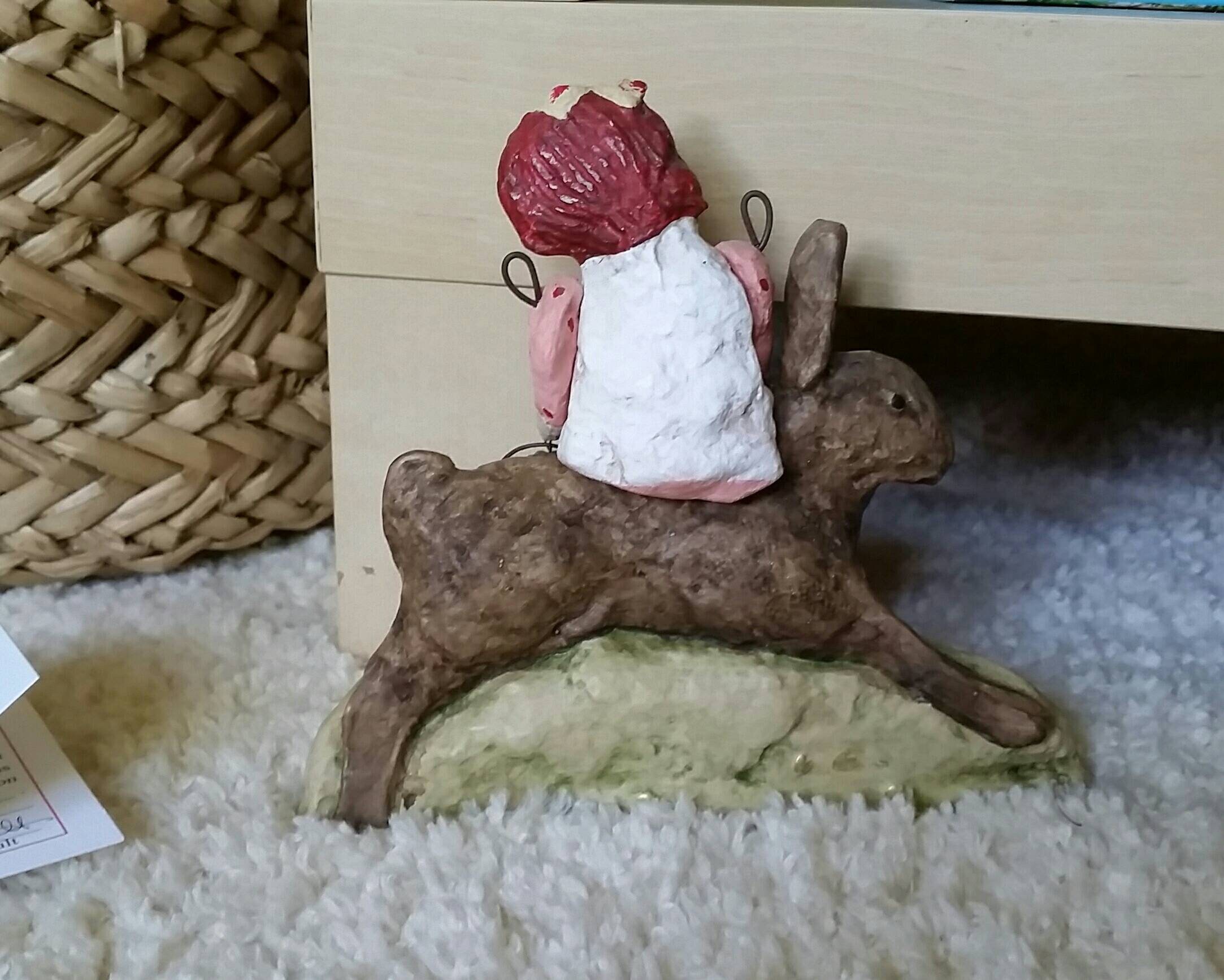 RARE 1999 Paper Mache Artist Debbee Thibault Signed LE 381/2500 Raggedy ...