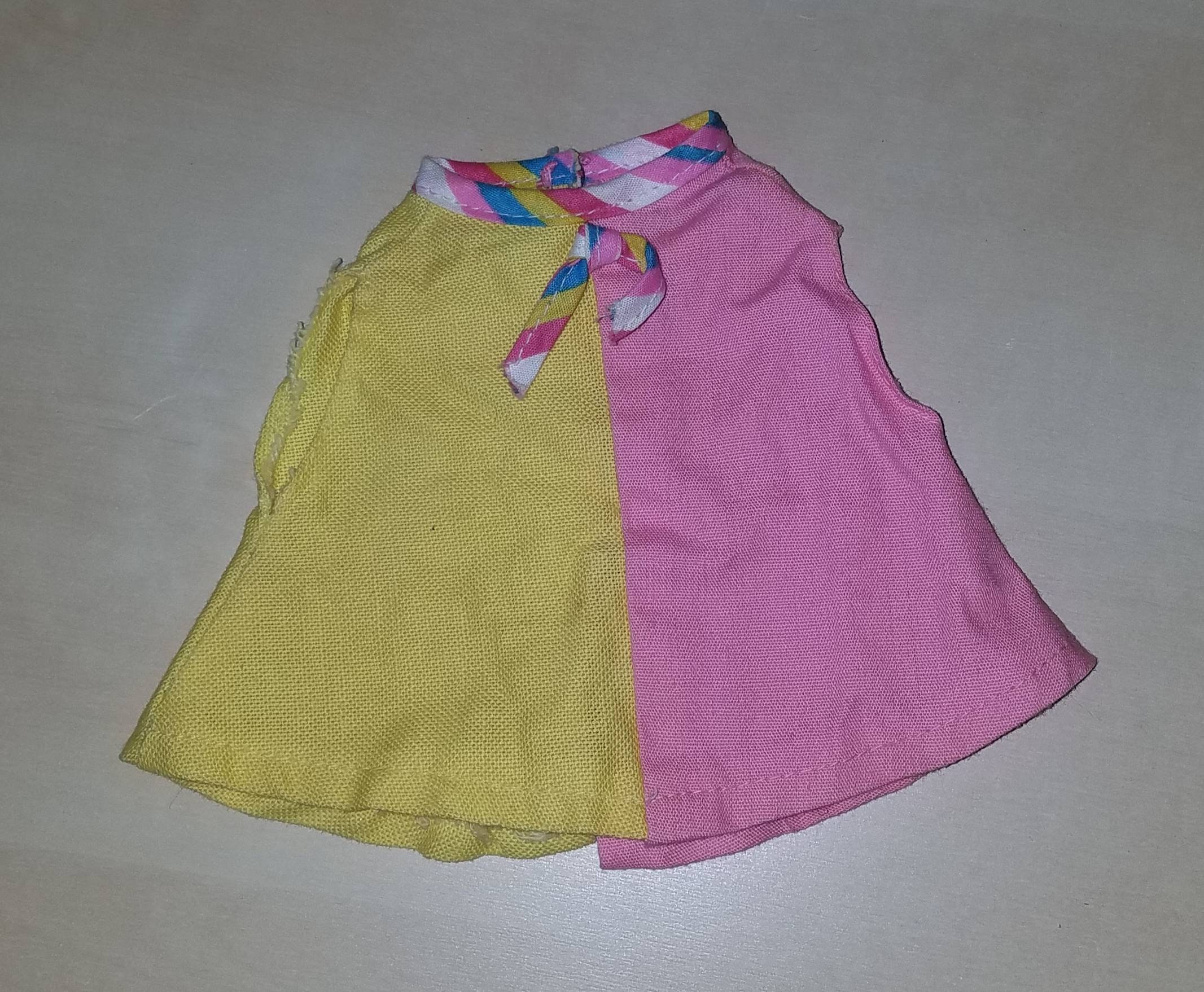 Vintage 70s Original Remco Polly Puff Doll Rare Jump Pink Yellow Two ...