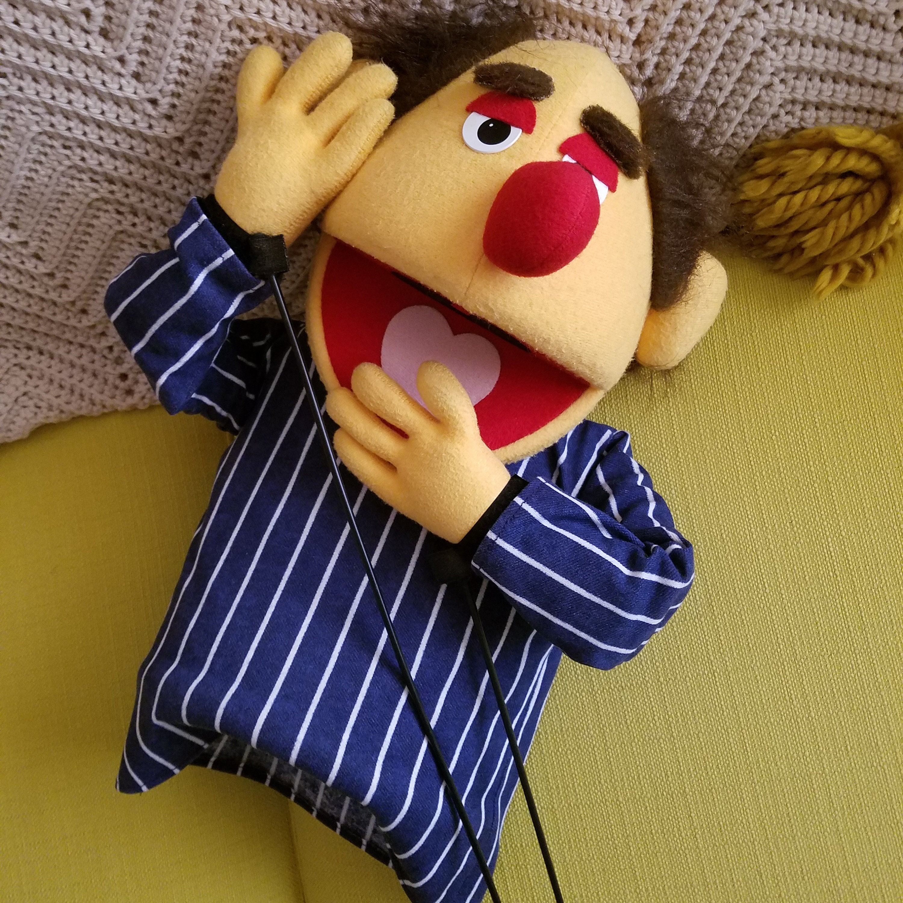 RARE Vintage 70s Professional Life Size Jim Henson Muppet Show Style ...