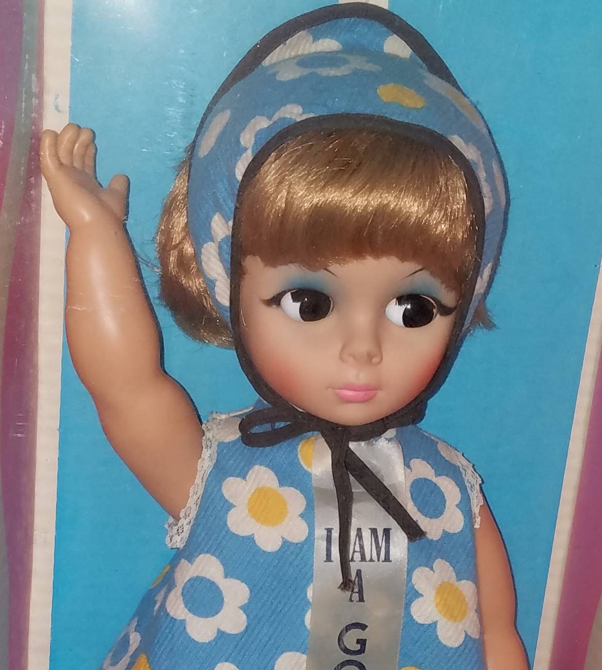 Vintage MIB Large Linda Lou Go Go Fashion Doll W Box Big Side Glance ...