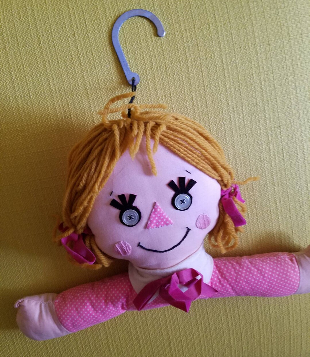 ADORABLE Vintage 60s Stuffed Raggedy Ann Rag Doll Girl Clothes Outfits ...