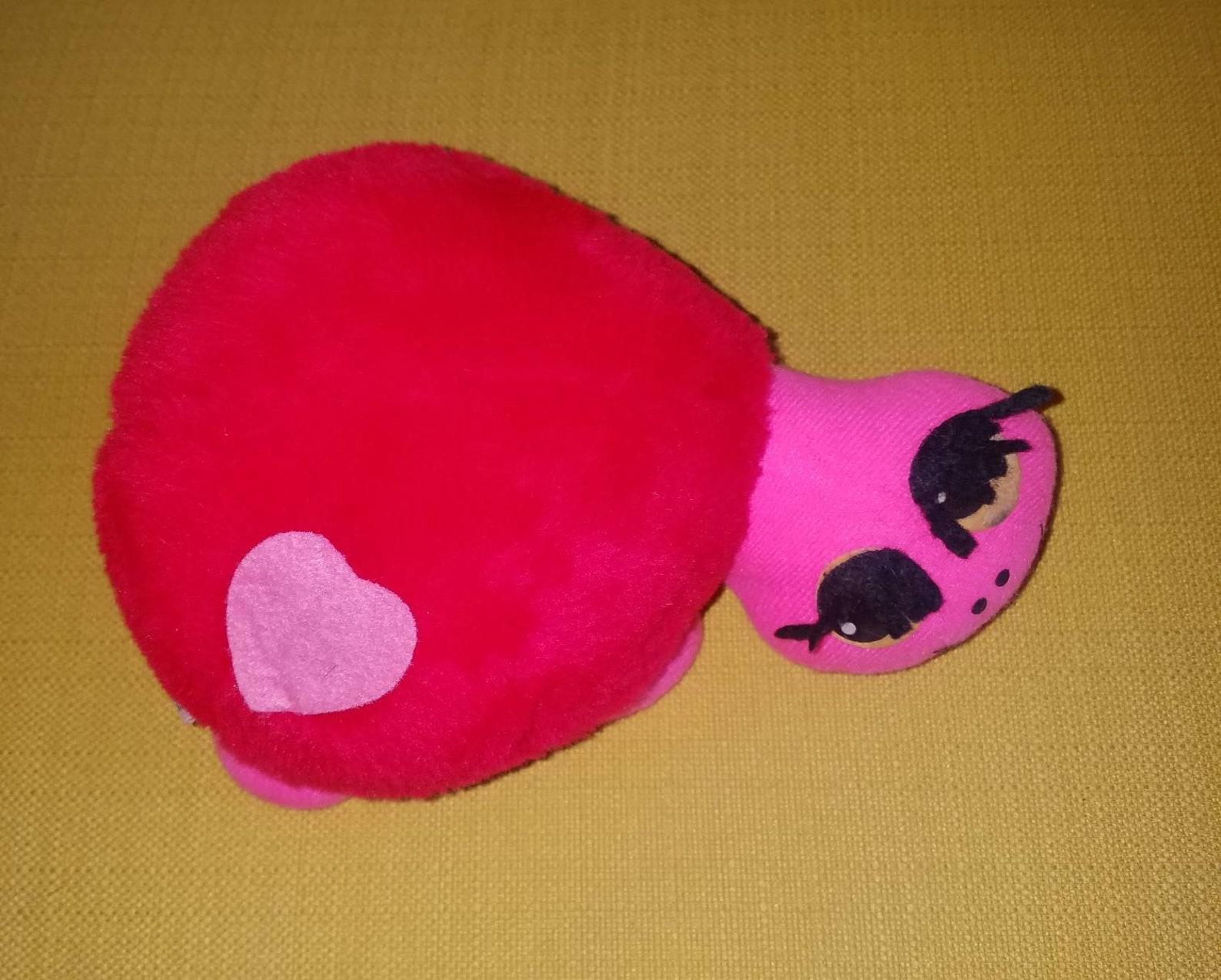 Groovy Vintage 70s Aviva Stuffed Plush Hot Pink Smiling Happy Freddy ...