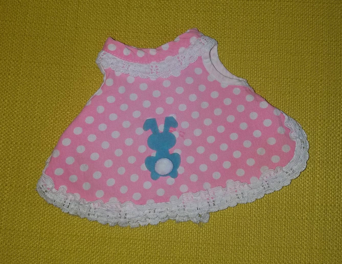 HTF Vintage 1967 Ideal Baby Lucy Lu Doll Original Pink W Dots Flocked ...