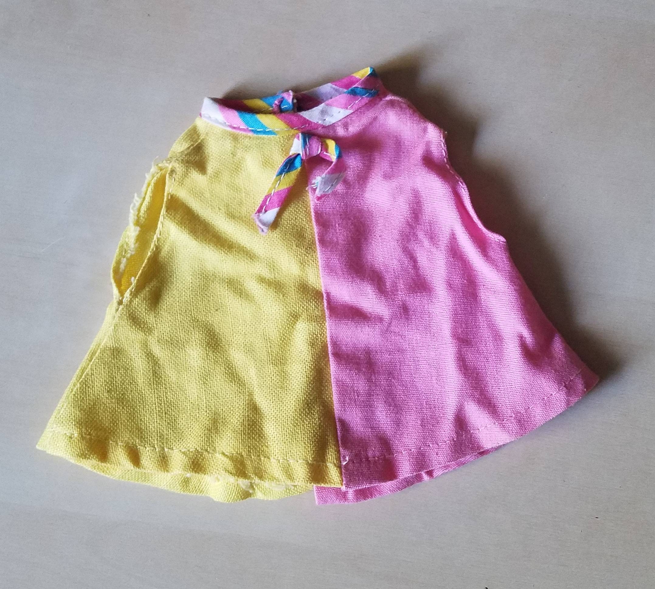 Vintage 70s Original Remco Polly Puff Doll Rare Jump Pink Yellow Two ...