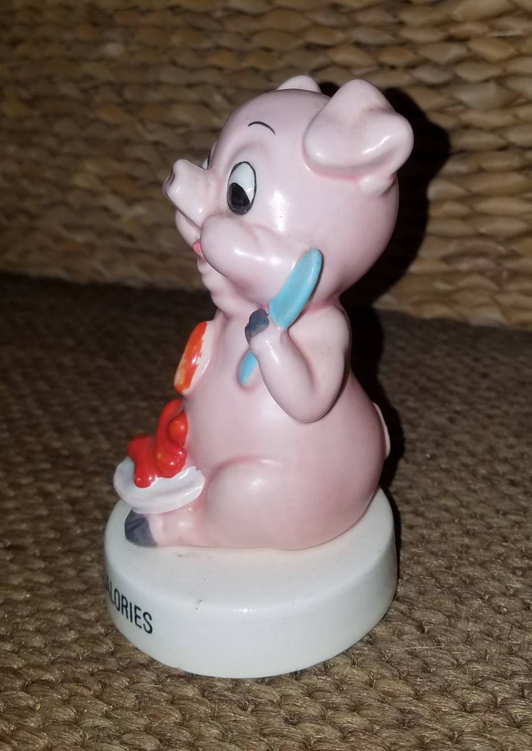 HTF Adorable ! Vintage Norcrest Japan Sticker on Bottom to Hell With ...