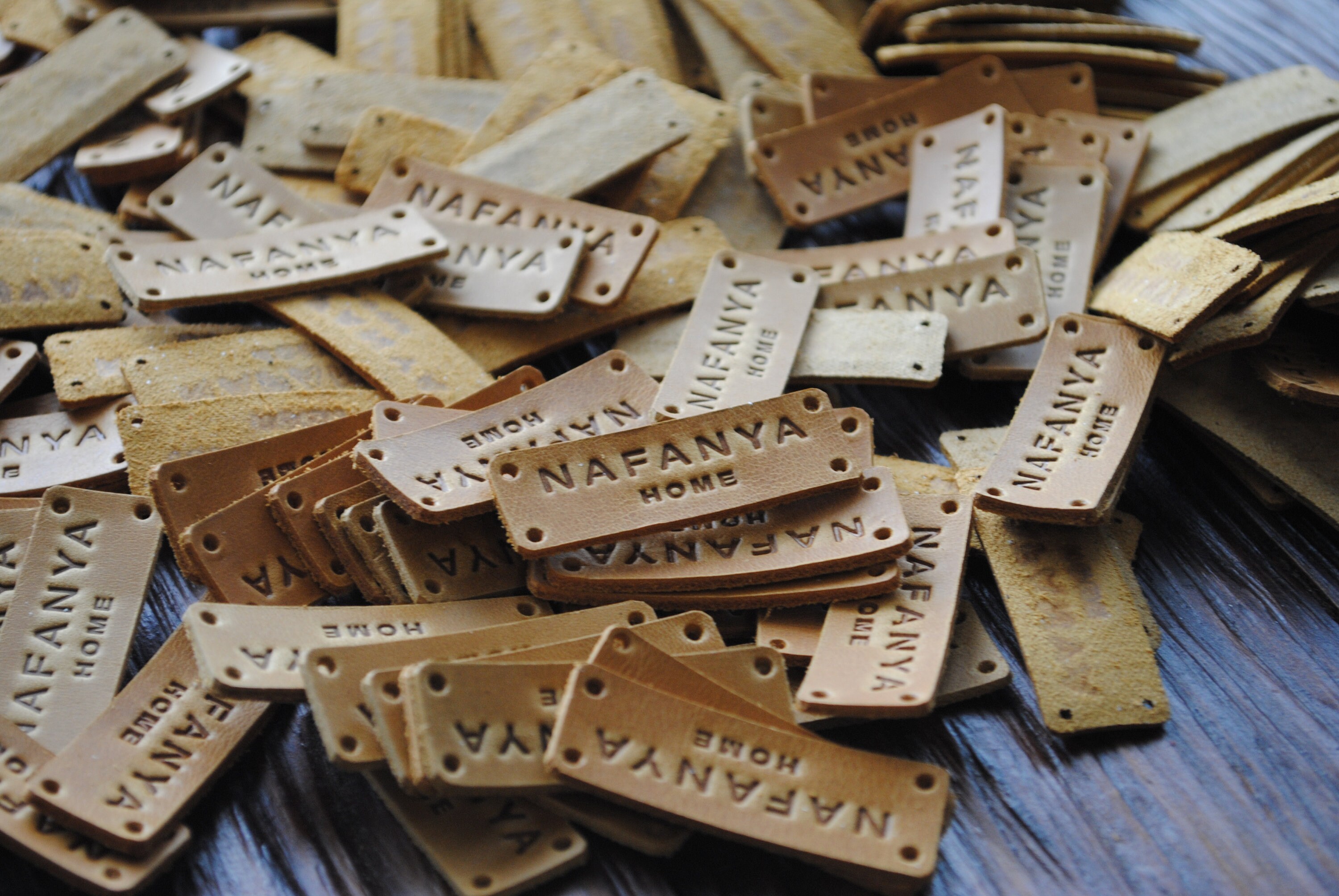 Custom Leather Labels With Holes Labels Personalized - Etsy Australia