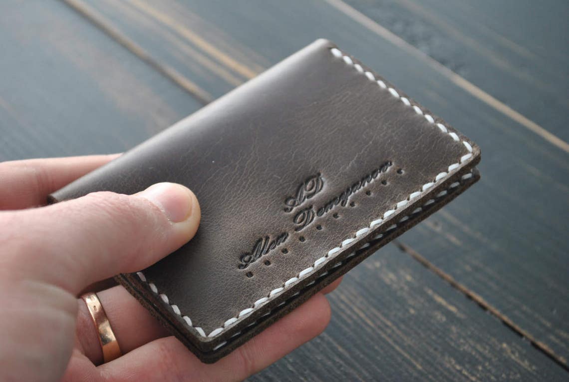 Credit Card Holder Credit Card Case Leather Card - Etsy
