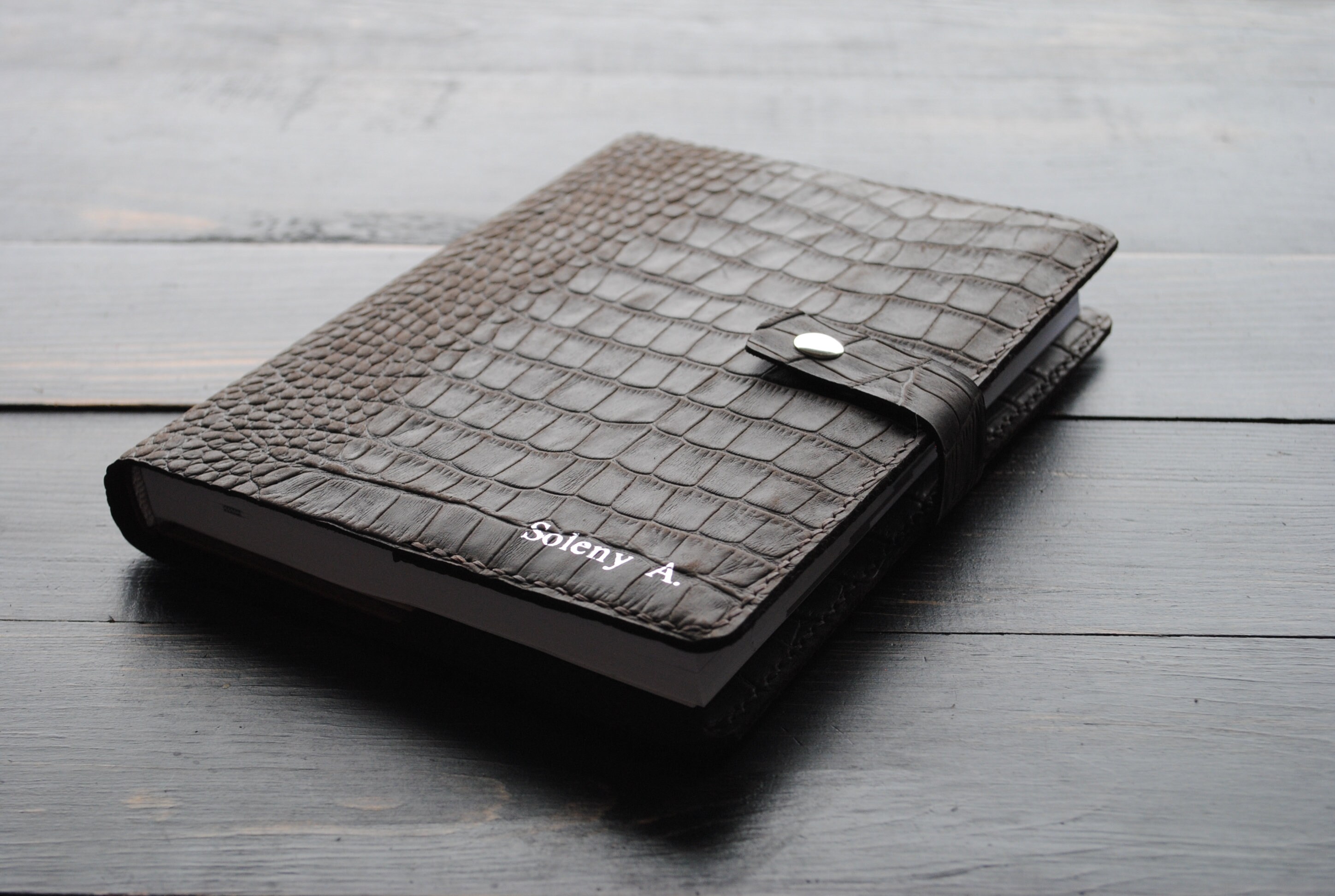 Personalized Leather Book Cover A5 B5. Laptop Protective Cover ...