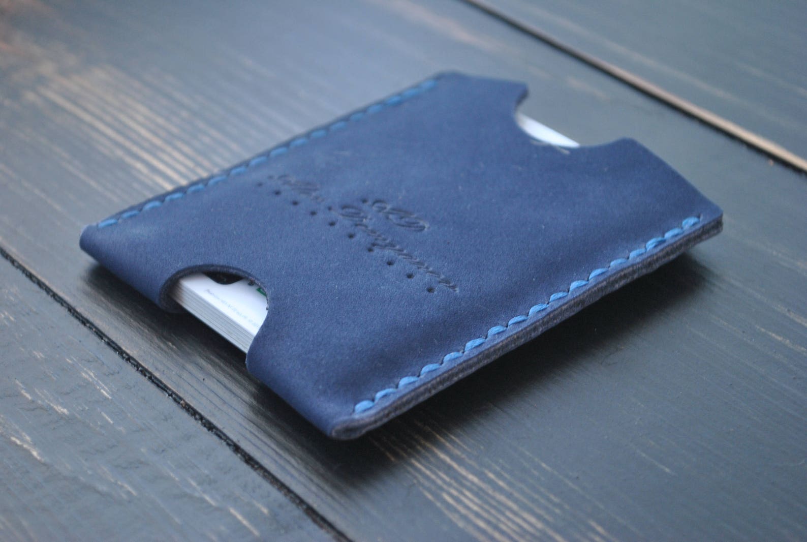 Wallet the Inside Out Men's Leather Wallet Minimalist - Etsy