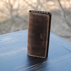 Handmade Leather Keychain, Leather Key Holder, PERSONALIZED, Leather ...