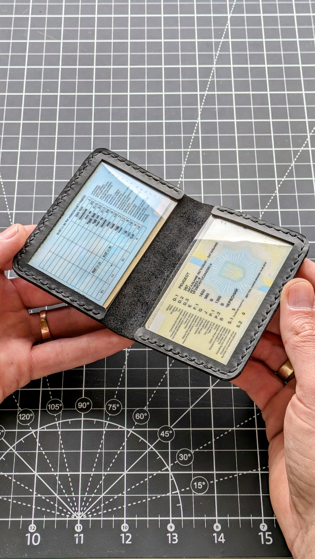 PERSONALIZED, Leather Card Holder, Credit Card Wallet, Credit Card ...