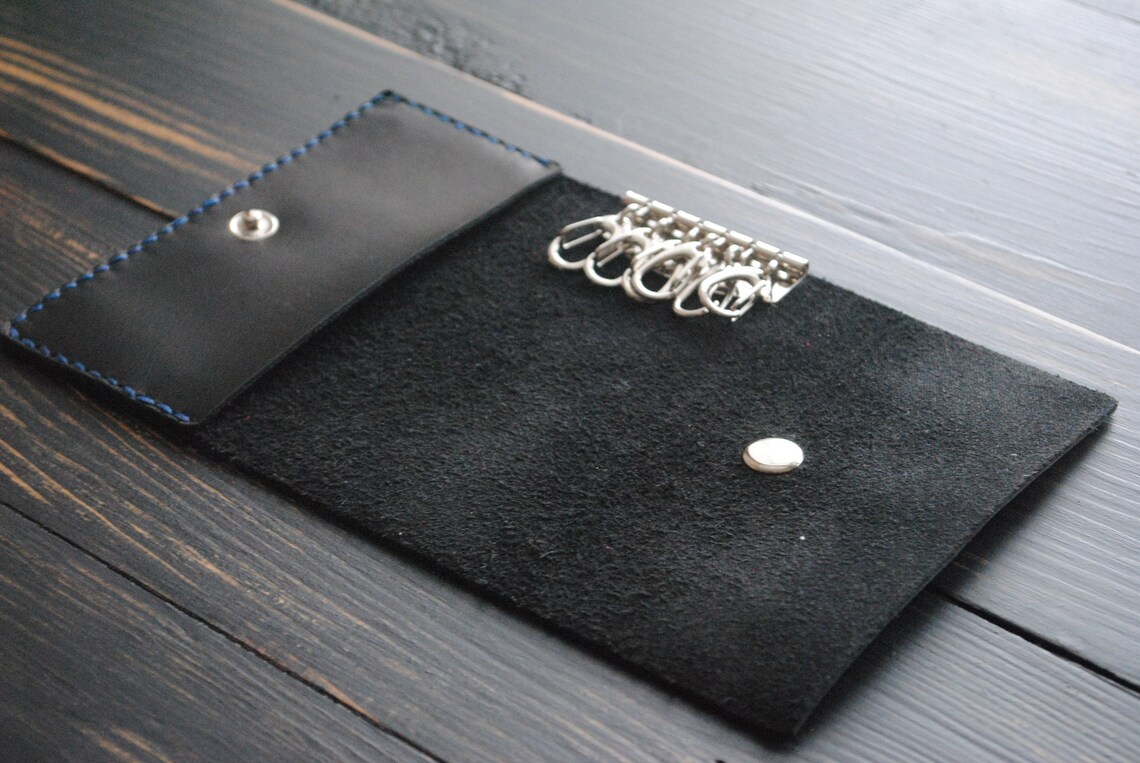 Handmade Leather Keychain Leather Key Holder PERSONALIZED | Etsy