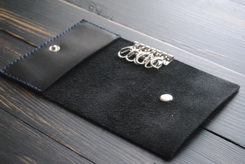 Handmade Leather Keychain Leather Key Holder PERSONALIZED | Etsy