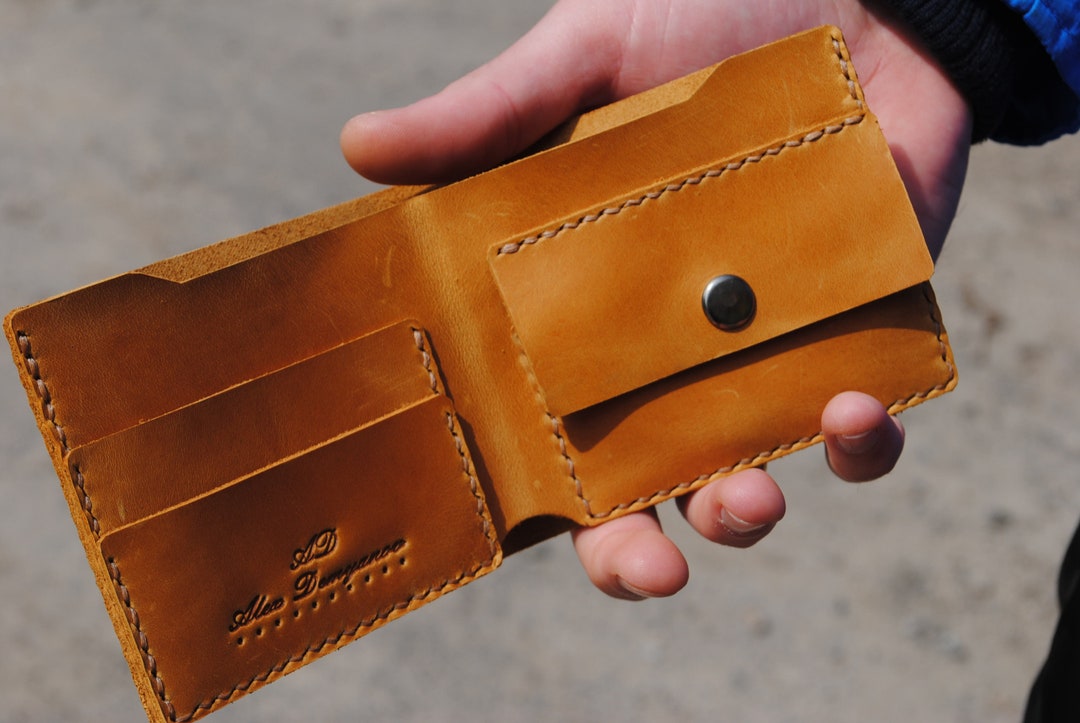 Coin Wallet, Coin Pocket Wallet, Leather Bifold Wallet,card Holder Case ...