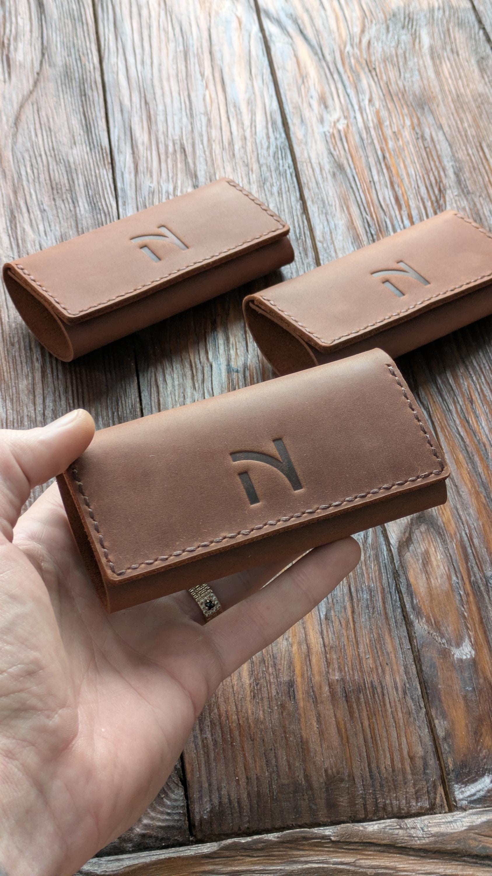 Handmade Leather Keychain, Leather Key Holder, PERSONALIZED, Leather ...
