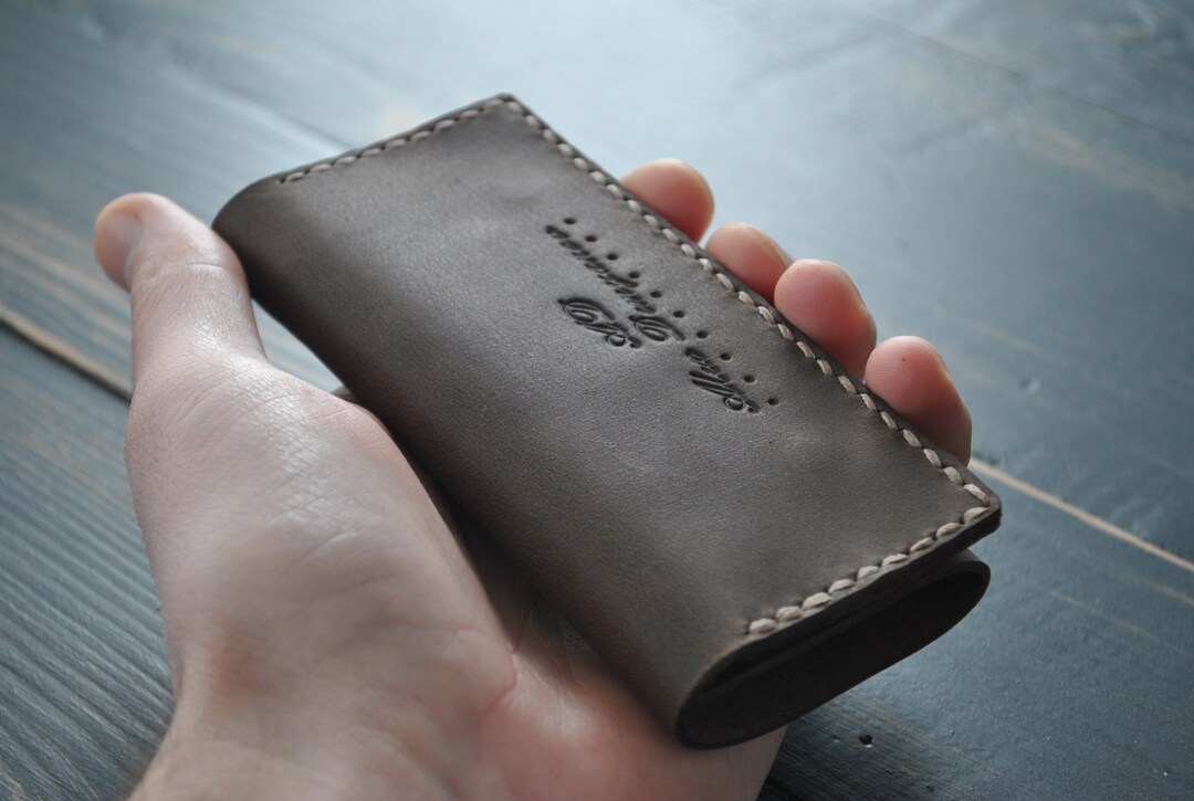 Handmade Leather Keychain, Leather Key Holder, PERSONALIZED, Leather ...