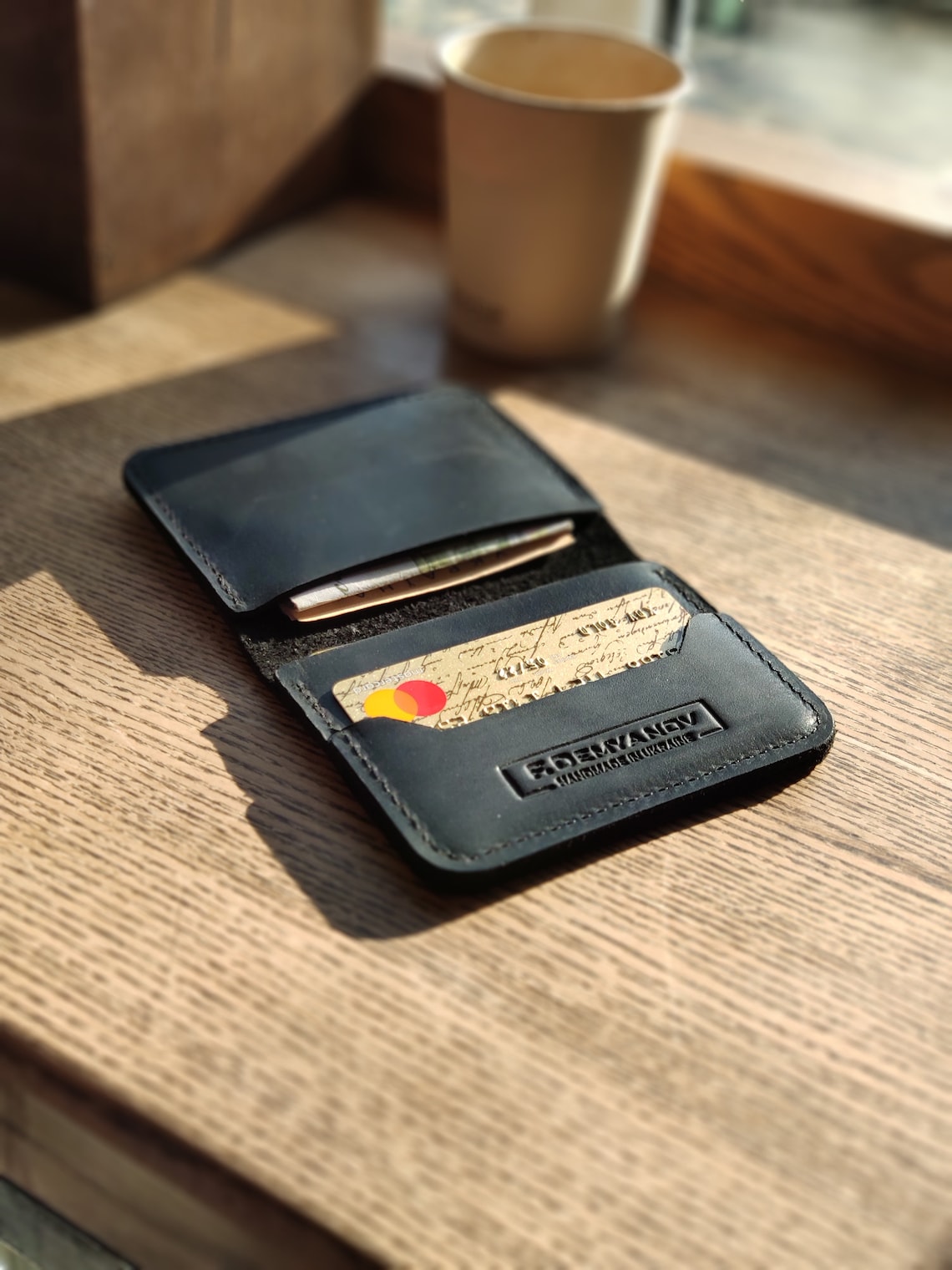 PERSONALIZED, Leather Card Holder, Credit Card Wallet, Credit Card ...