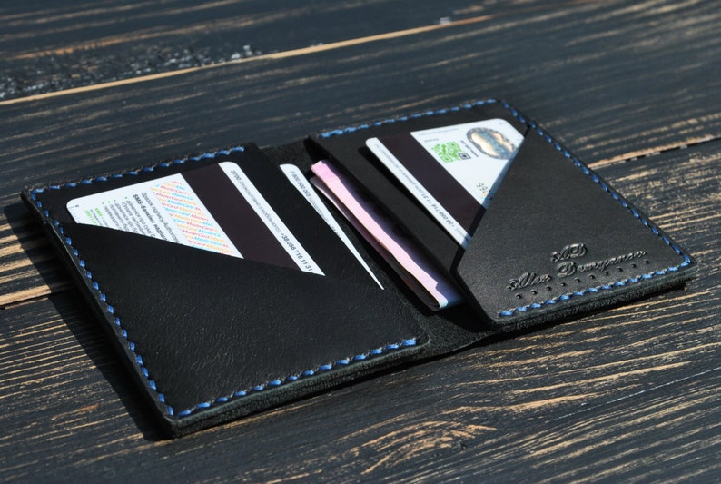 Slim Credit Card Holder.mini Credit Card Case.bifold Card - Etsy