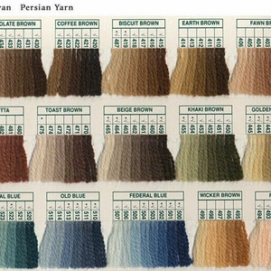 Paternayan Needlepoint Yarn 1/4 Lb Hank 100% Wool 172 Yards - Etsy