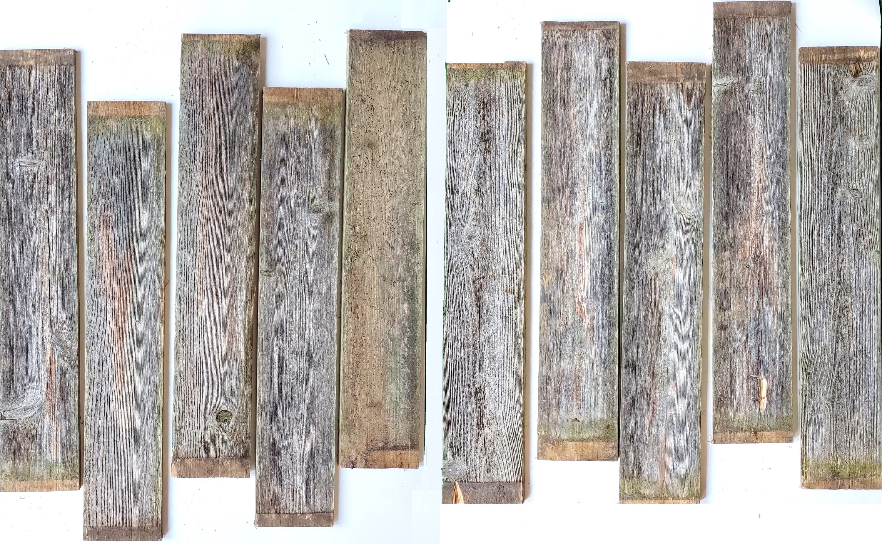 10 Reclaimed Cedar Wood Planks 22" Long Rustic Projects, Wall Accents ...