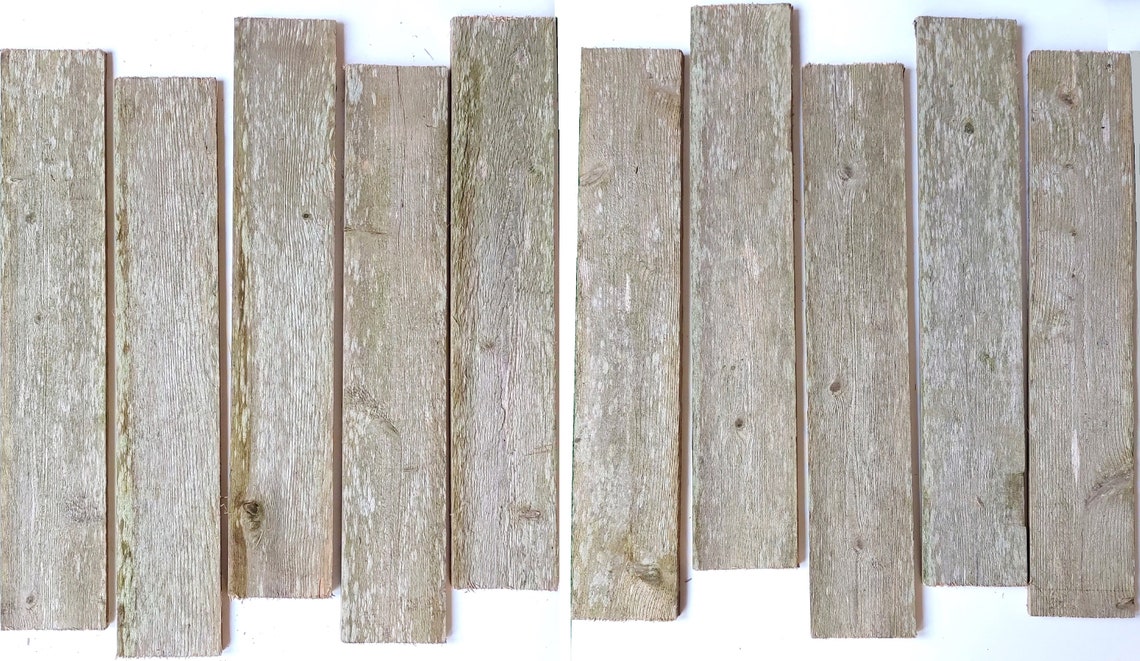 10 Reclaimed Cedar Wood Planks 22" Long Rustic Projects, Wall Accents ...