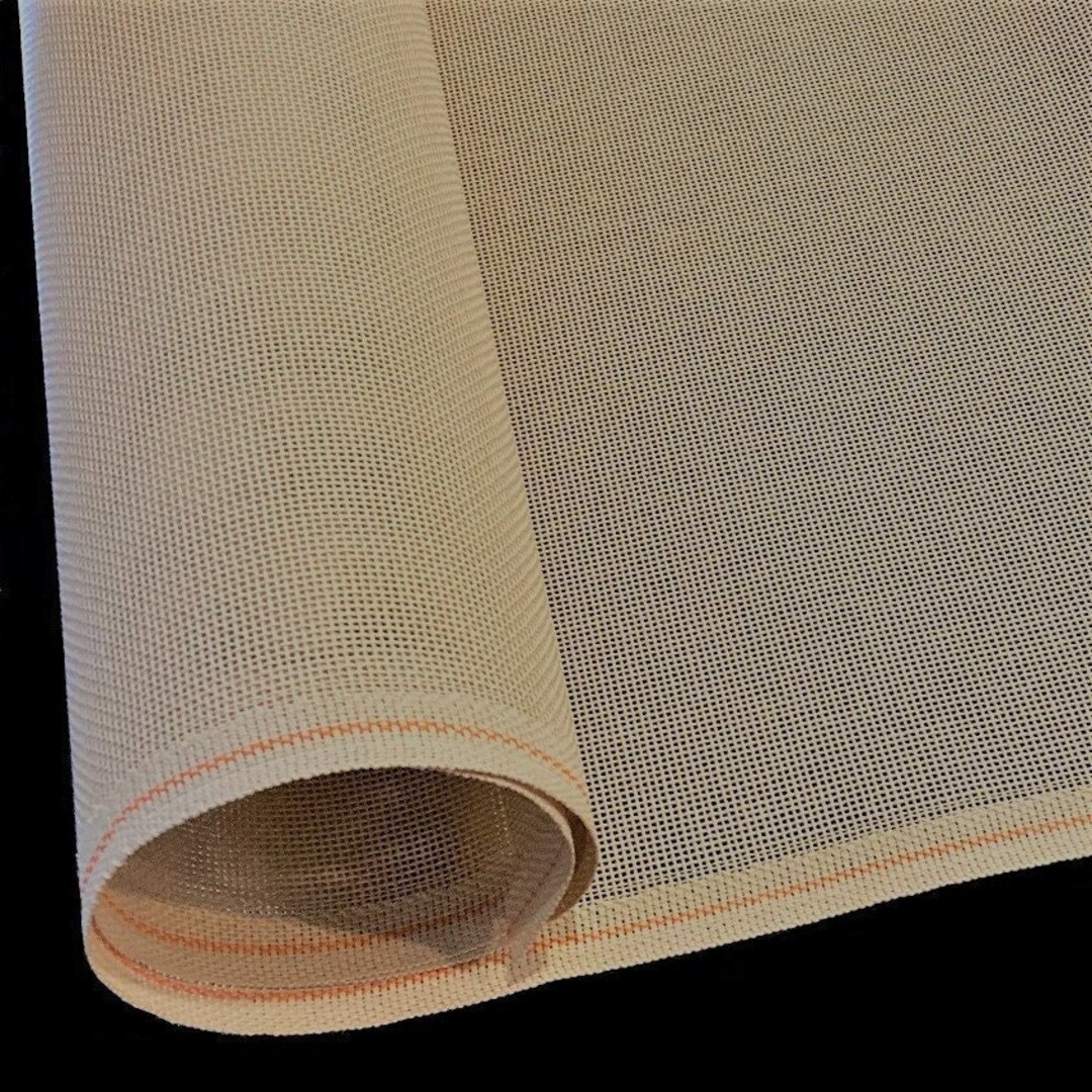SANDSTONE, Mono Deluxe Needlepoint Canvas, 18 Mesh, 1 Yard, Orange Line ...