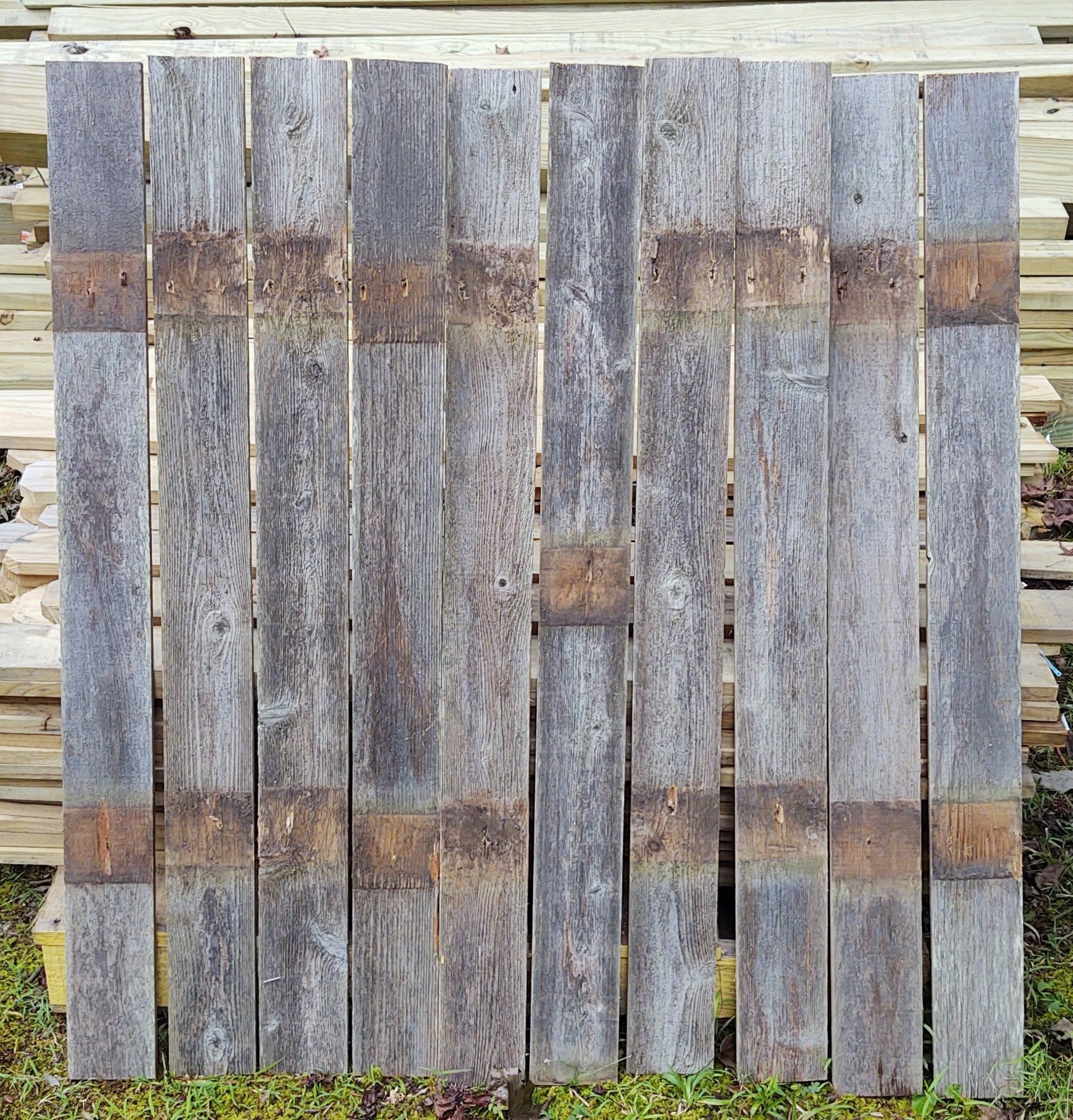 10 Reclaimed Cedar Wood Planks 44" X 3 1/2" Planks, Rustic Projects ...
