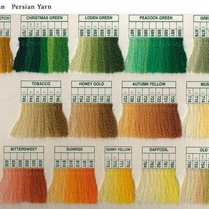 Paternayan Needlepoint Yarn 1/4 Lb Hank 100% Wool 172 Yards - Etsy