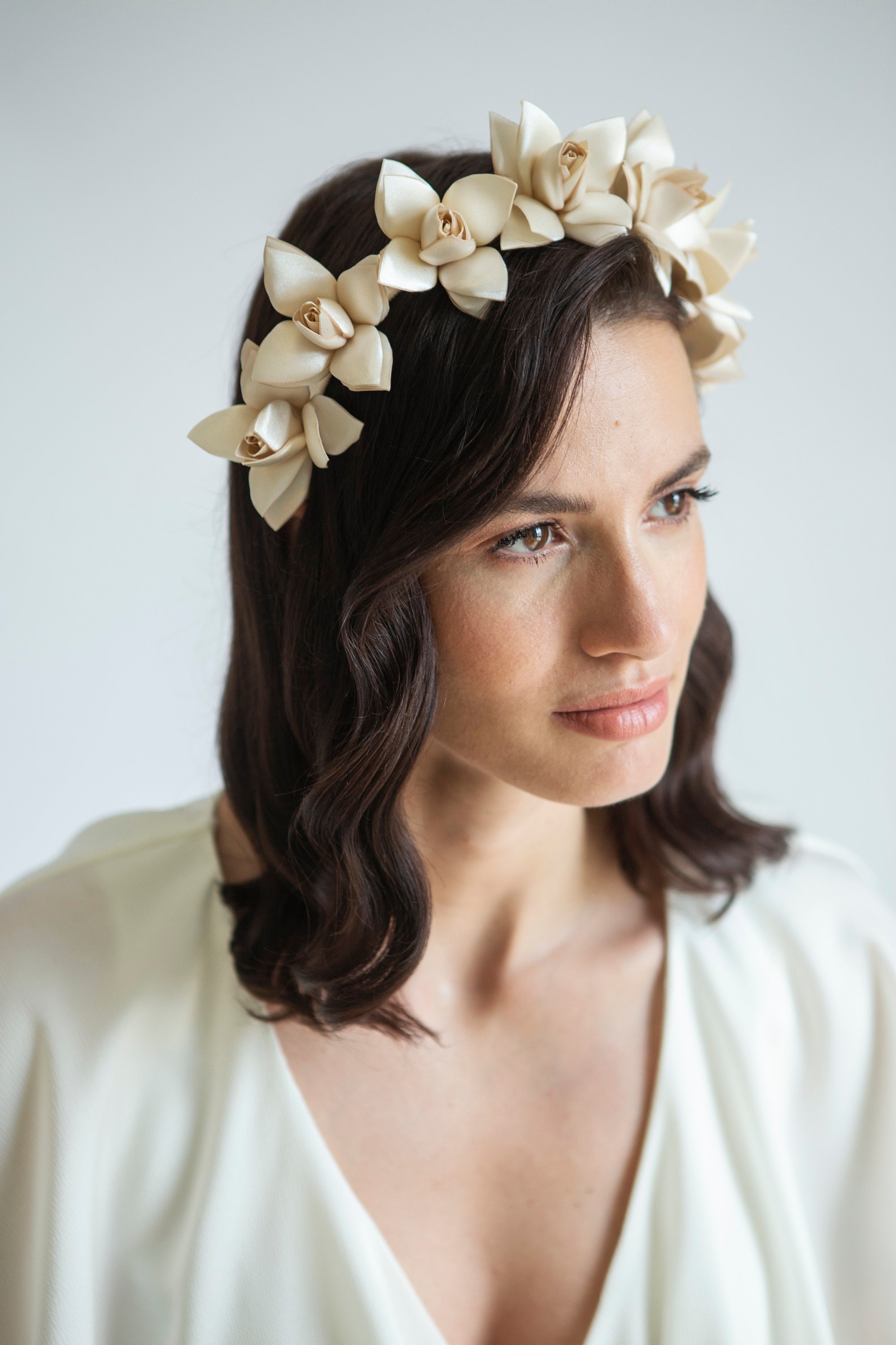 1930s Wedding Headpiece // Antique Style Tiara // Cream - Etsy UK