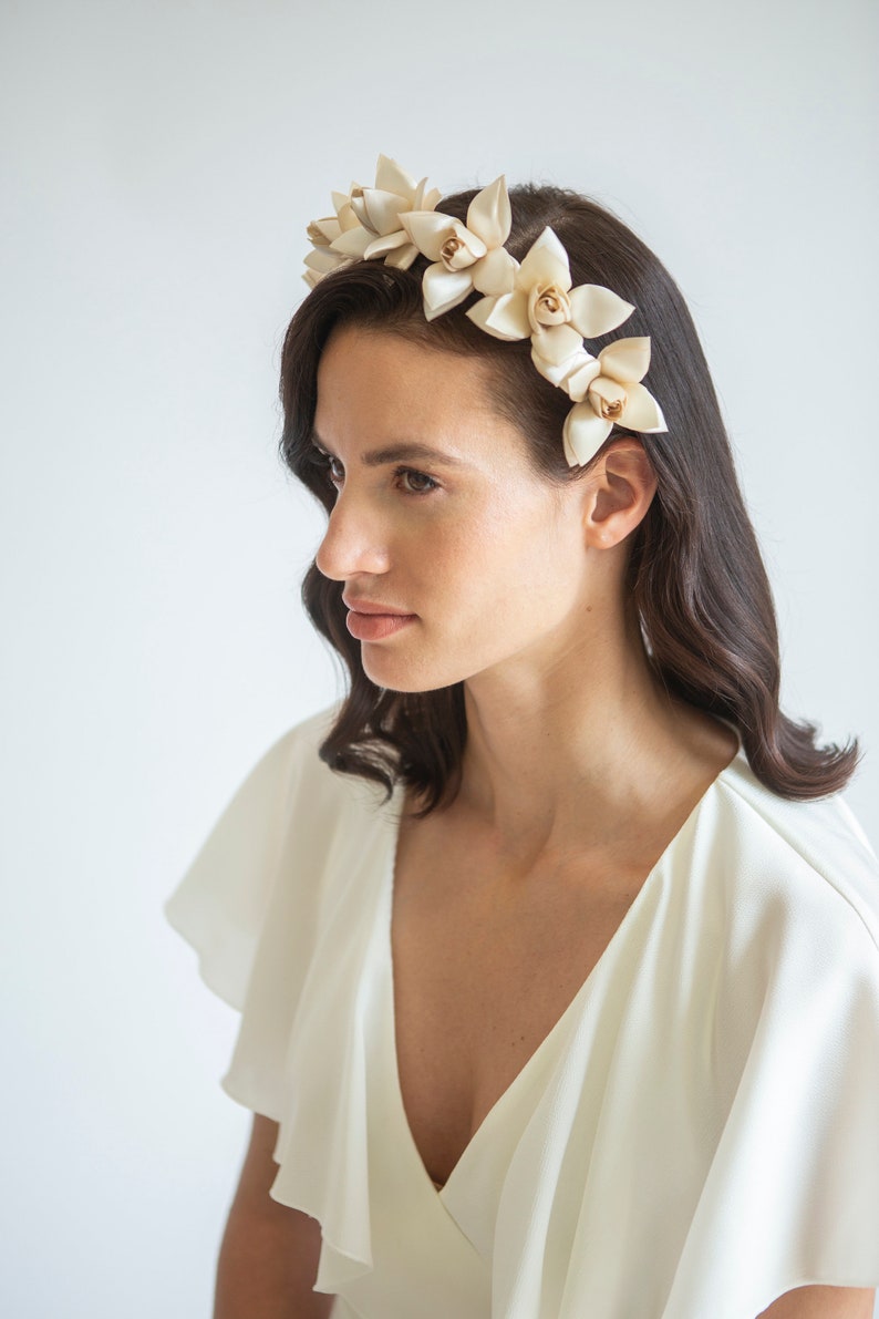 1930s Wedding Headpiece // Antique Style Tiara // Cream - Etsy UK