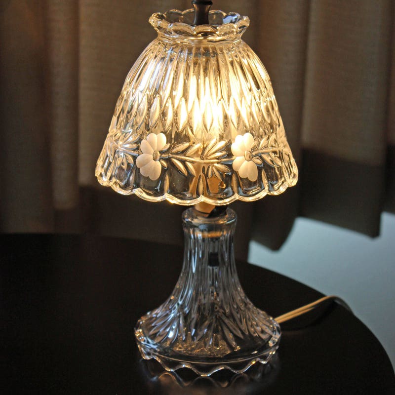 Crystal Lamp - Etsy