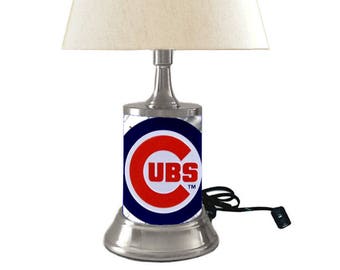Chicago cubs lamp | Etsy