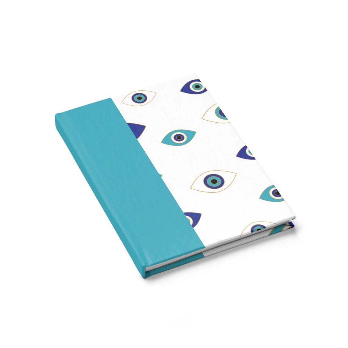 Evil Eye Notebook Lucky Eye Pattern Journal Ruled Line - Etsy