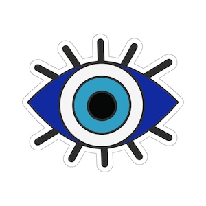 Evil Eye | Good Vibes | Lucky Eye | Keep Karma Away Kiss-cut Stickers ...
