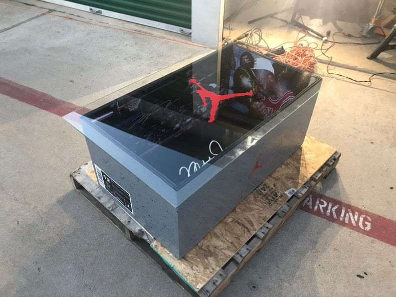 Giant Air Jordan Giant Shoe box Coffee Table | Etsy