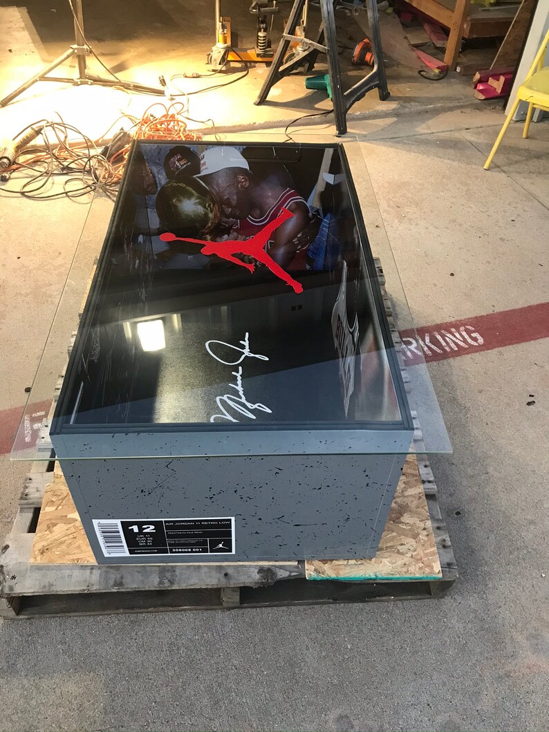 Giant Air Jordan Giant Shoe box Coffee Table | Etsy
