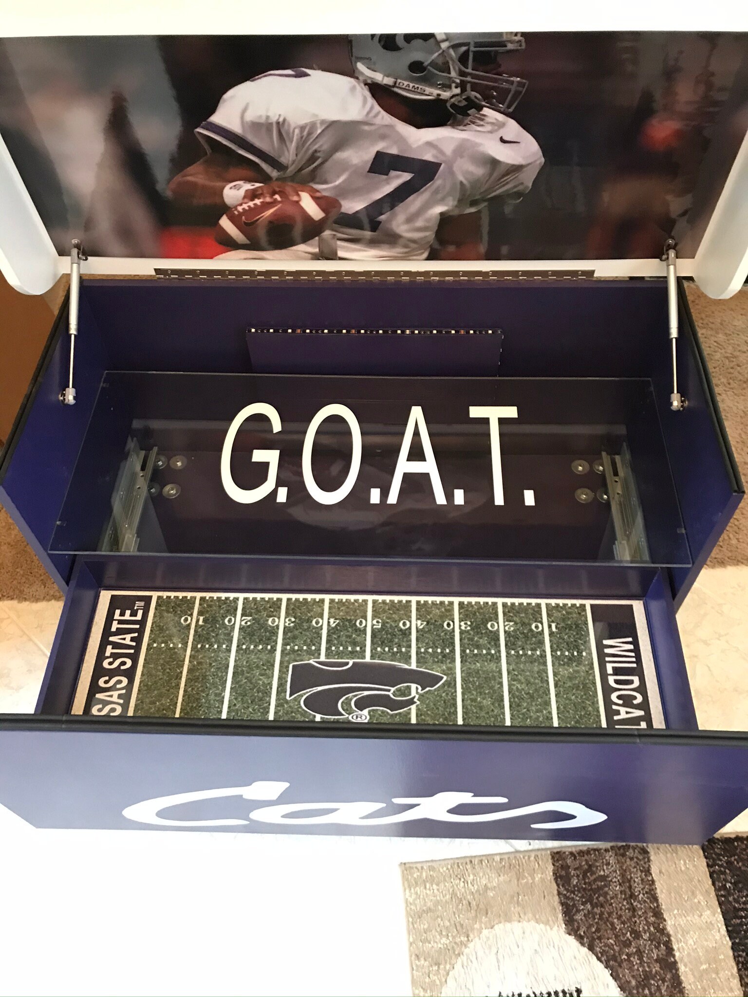 Giant Shoe Box Storage favorite College Sports Team Design - Etsy