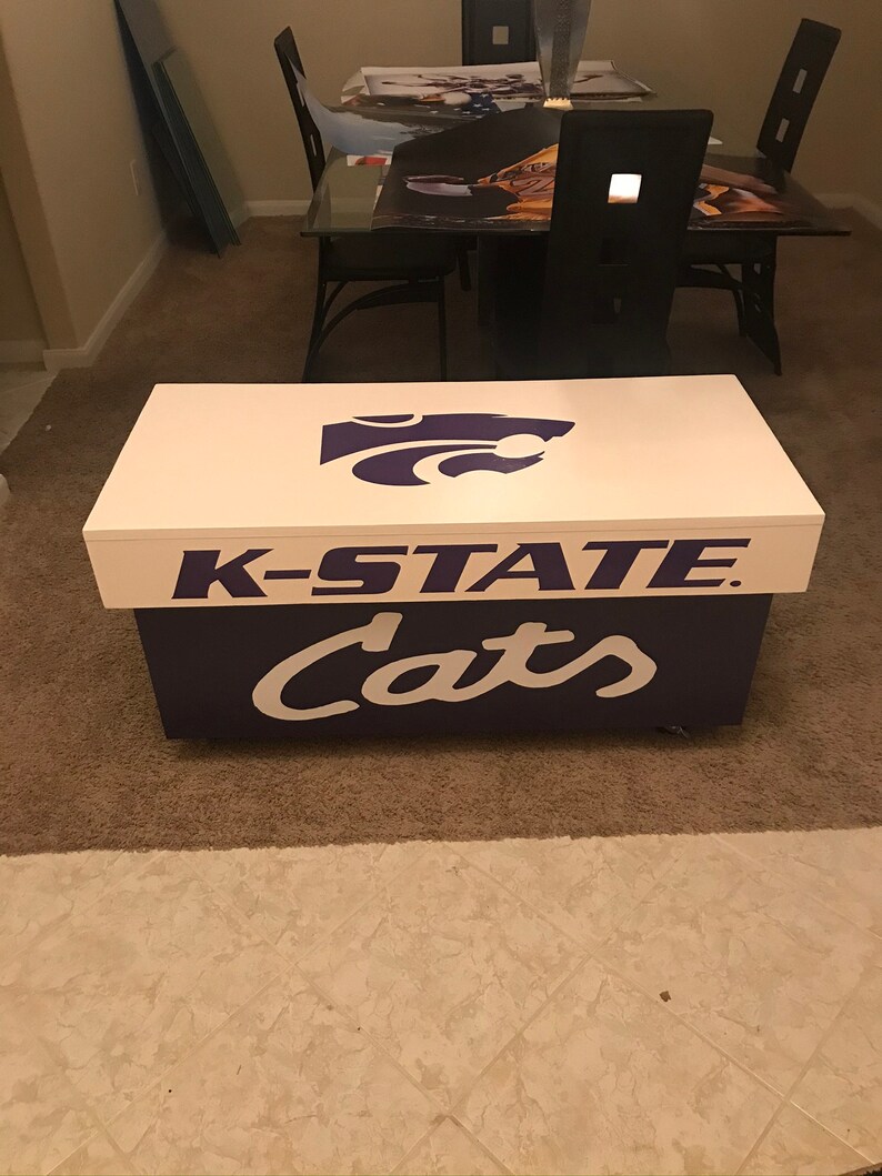 Giant Shoe Box Storage favorite College Sports Team Design - Etsy