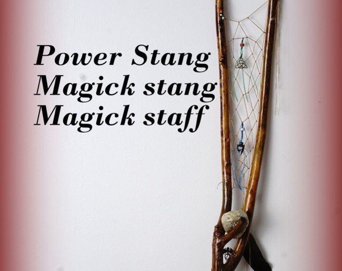Witches Stang, Magic Stang, Magic Wand, Magic Staff, Witches Staff ...