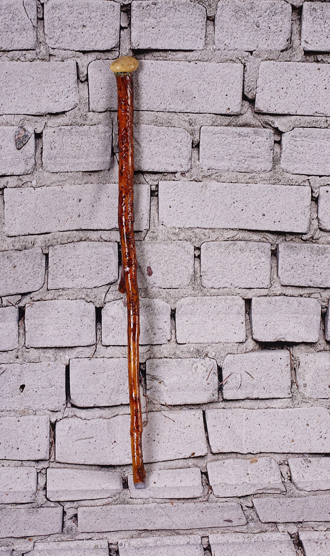 Hand Crafted, Earth Etched Pine Walking Staff. Walking Cane, Walking ...