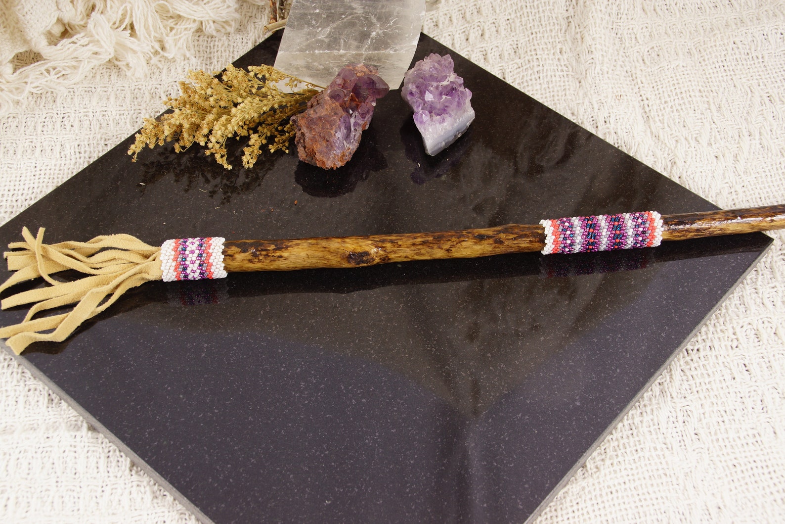 Hand Crafted Ritual Talking Stick Shaman Healing. Medicine - Etsy