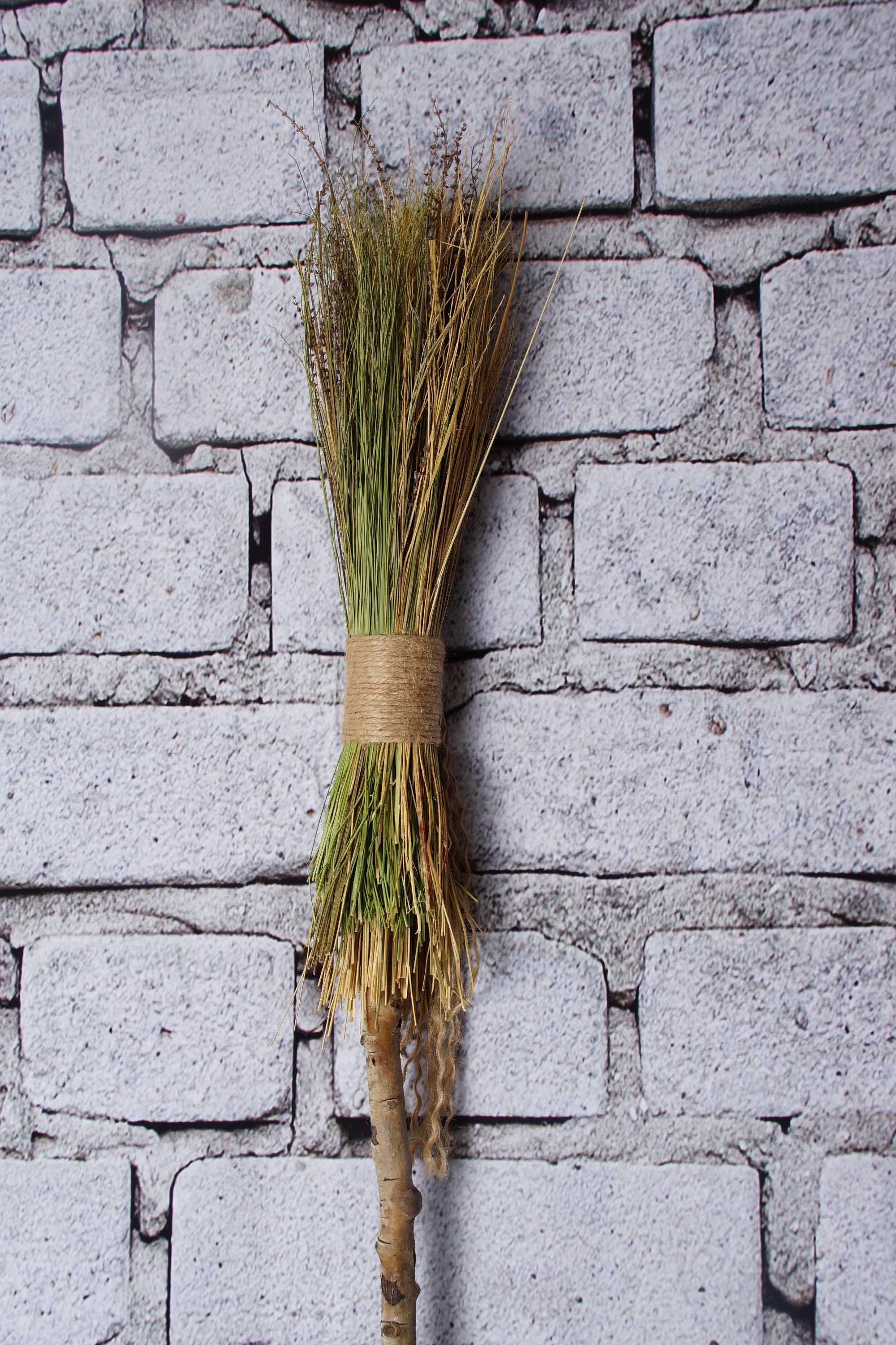 Hand Crafted Broomstick/besom Sage Staff Witch's Broom - Etsy Australia