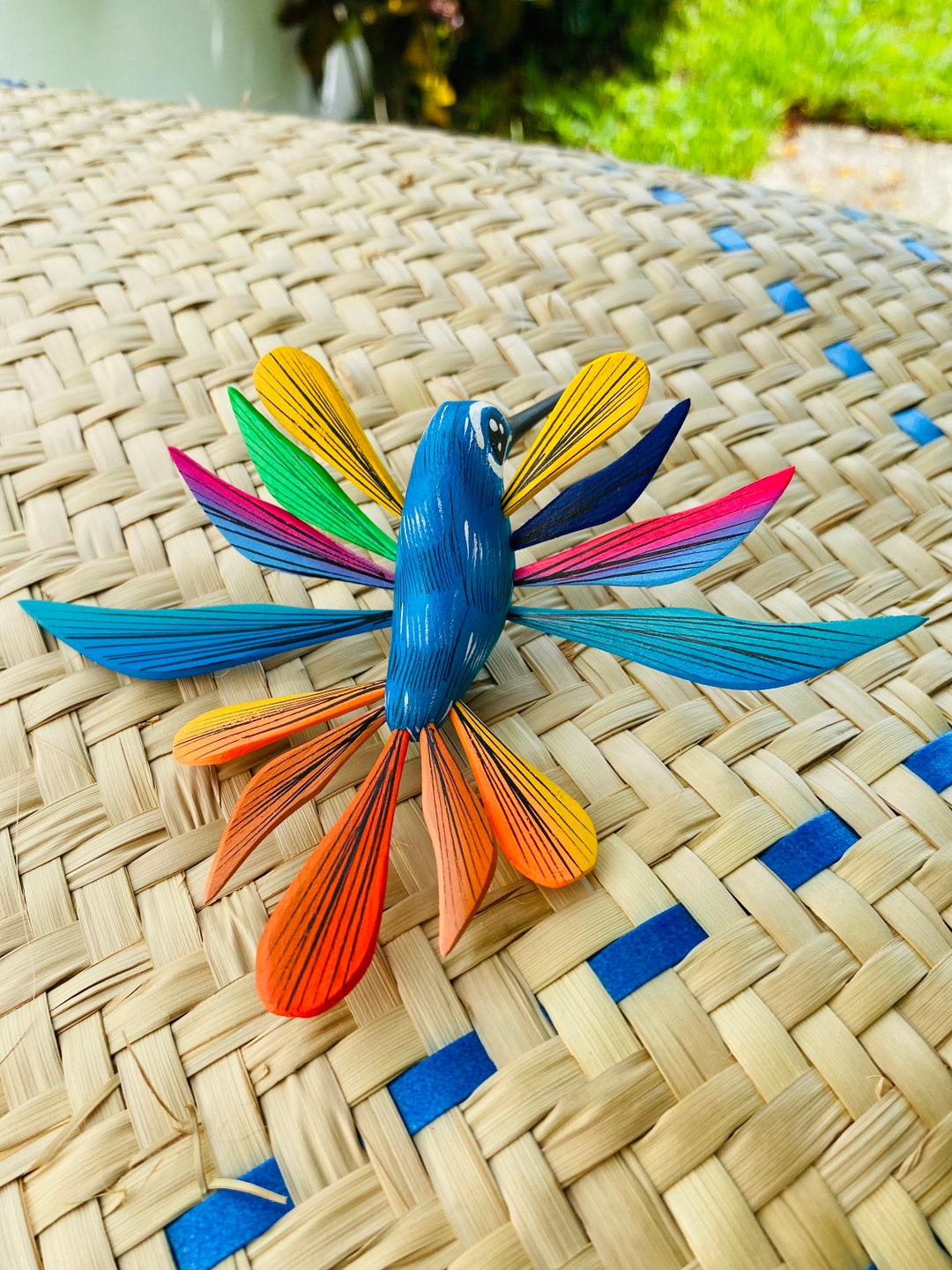 Alebrije Hummingbird Colorful / Alebrije Colibrí Colorido - Etsy