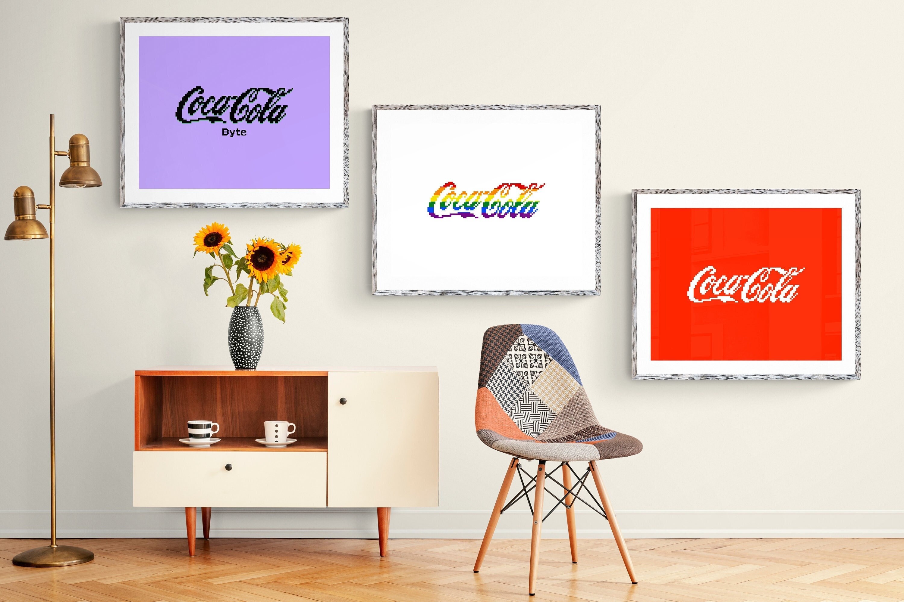 Bundle Logo Brand Coca-cola Pixel Art / PNG / SVG / ZIP / | Etsy