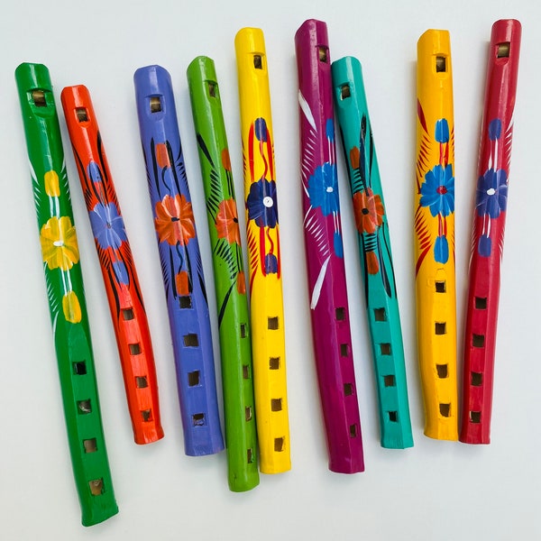 Hand Painted Flute - Etsy