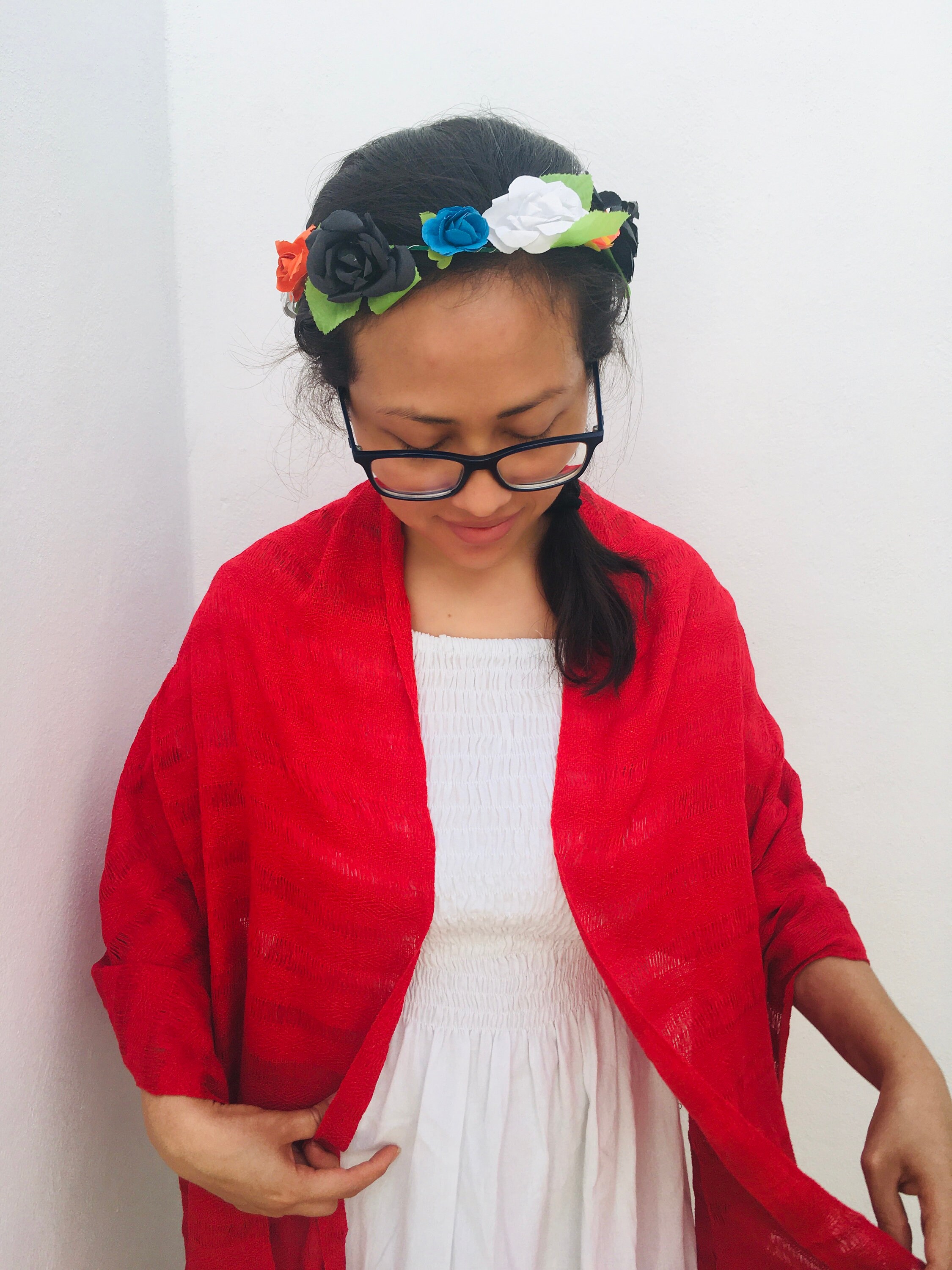 Typical Mexican Red Rebozo 2.4 Meters / 95 Inches including - Etsy