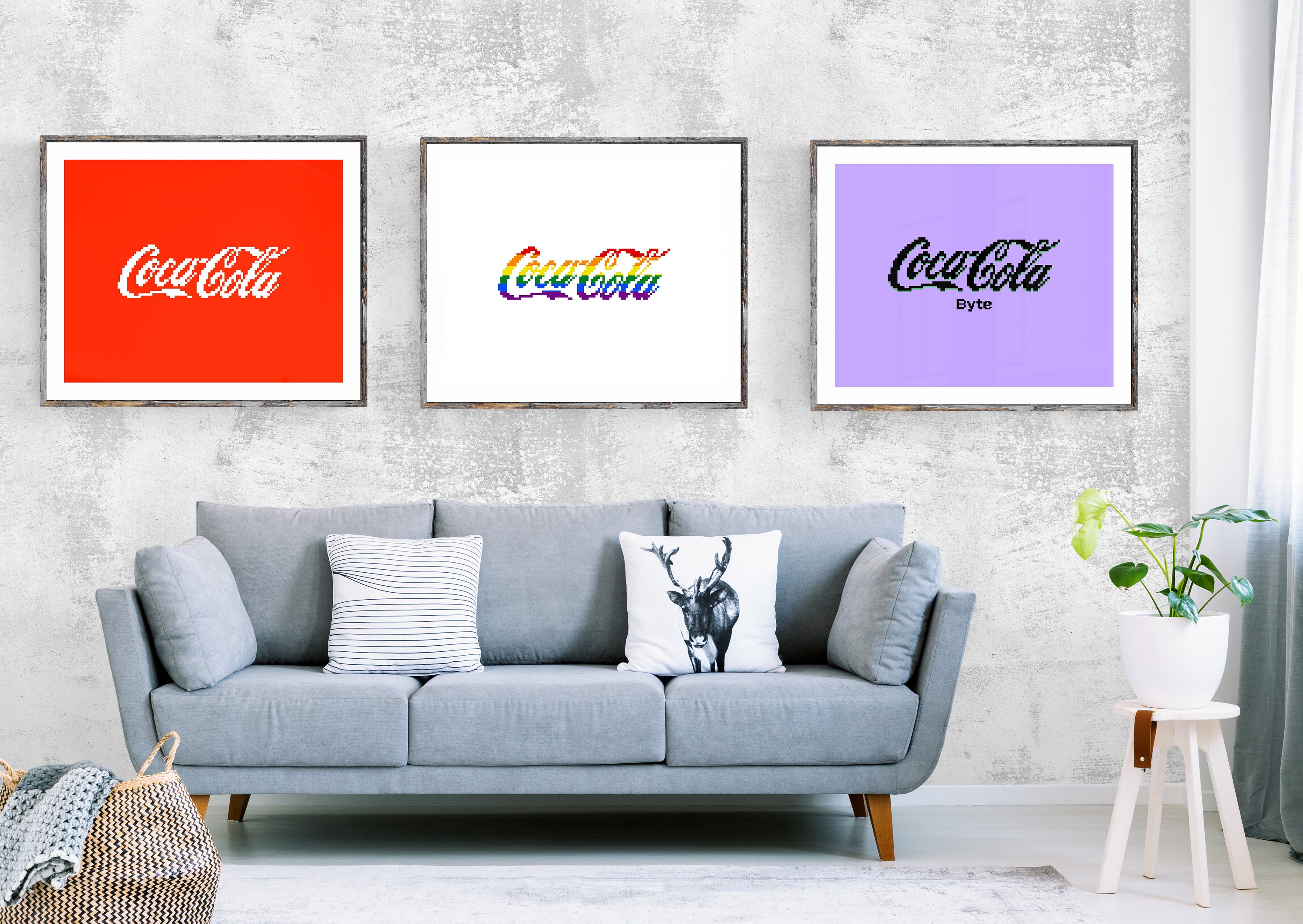 Bundle Logo Brand Coca-cola Pixel Art / PNG / SVG / ZIP / | Etsy
